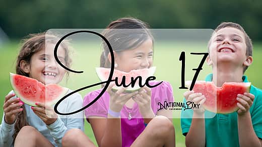 On This Day - June 17, 2026 - National Day Calendar