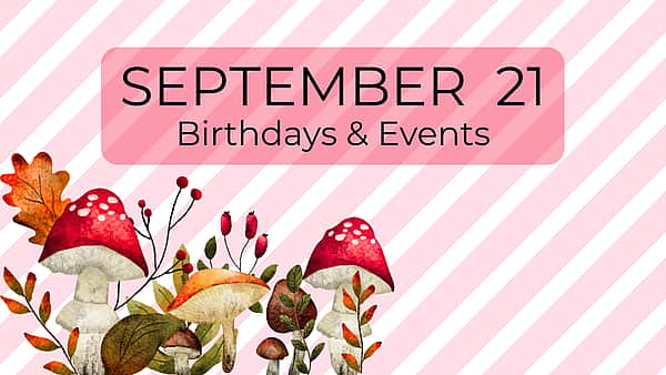 On This Day - September 21, 2026 - National Day Calendar