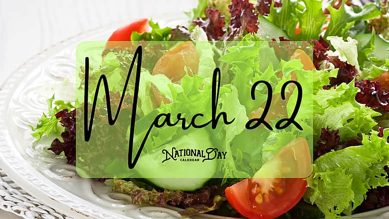 On This Day - March 22, 2026 - National Day Calendar