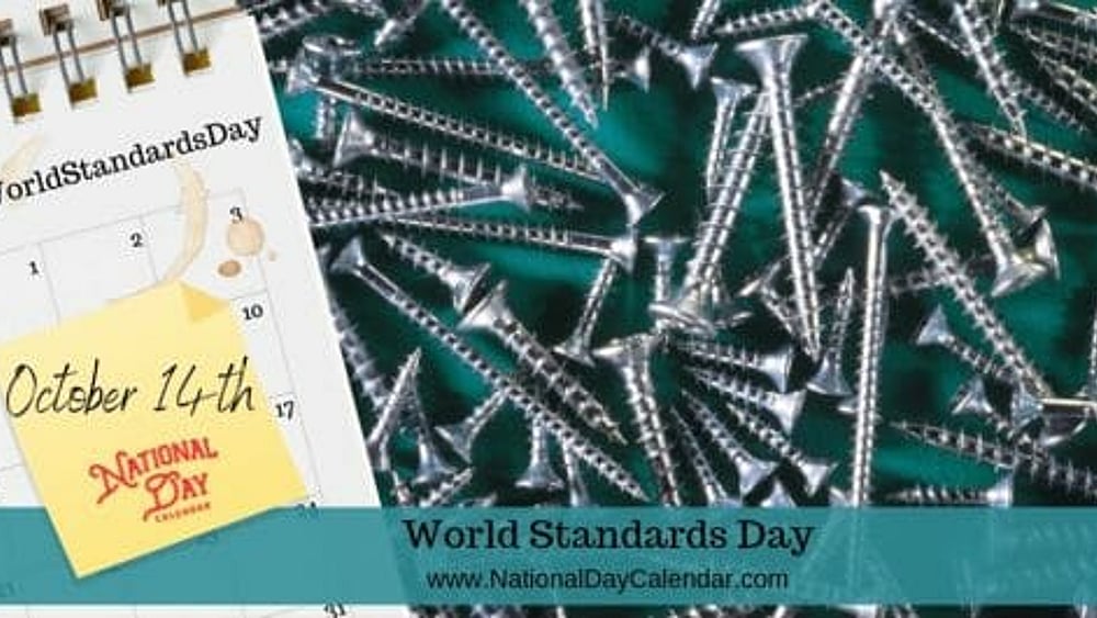 WORLD STANDARDS DAY - October 14, 2026 - National Day Calendar