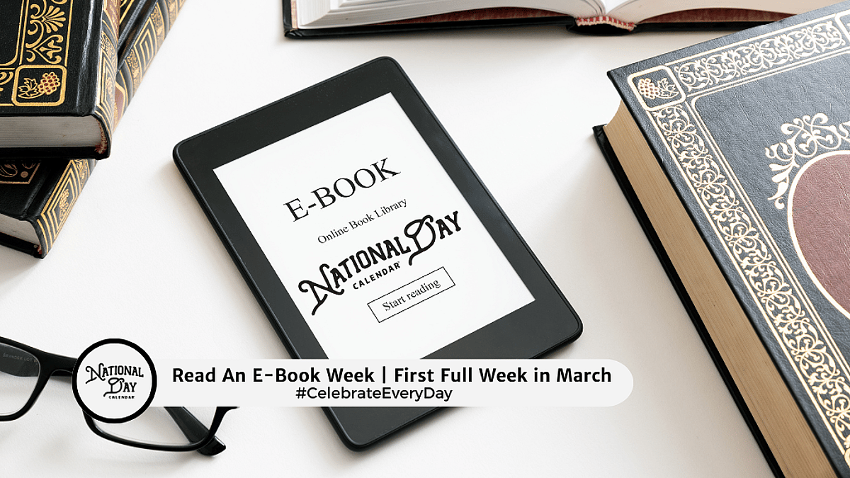 READ AN E-BOOK WEEK - National Day Calendar
