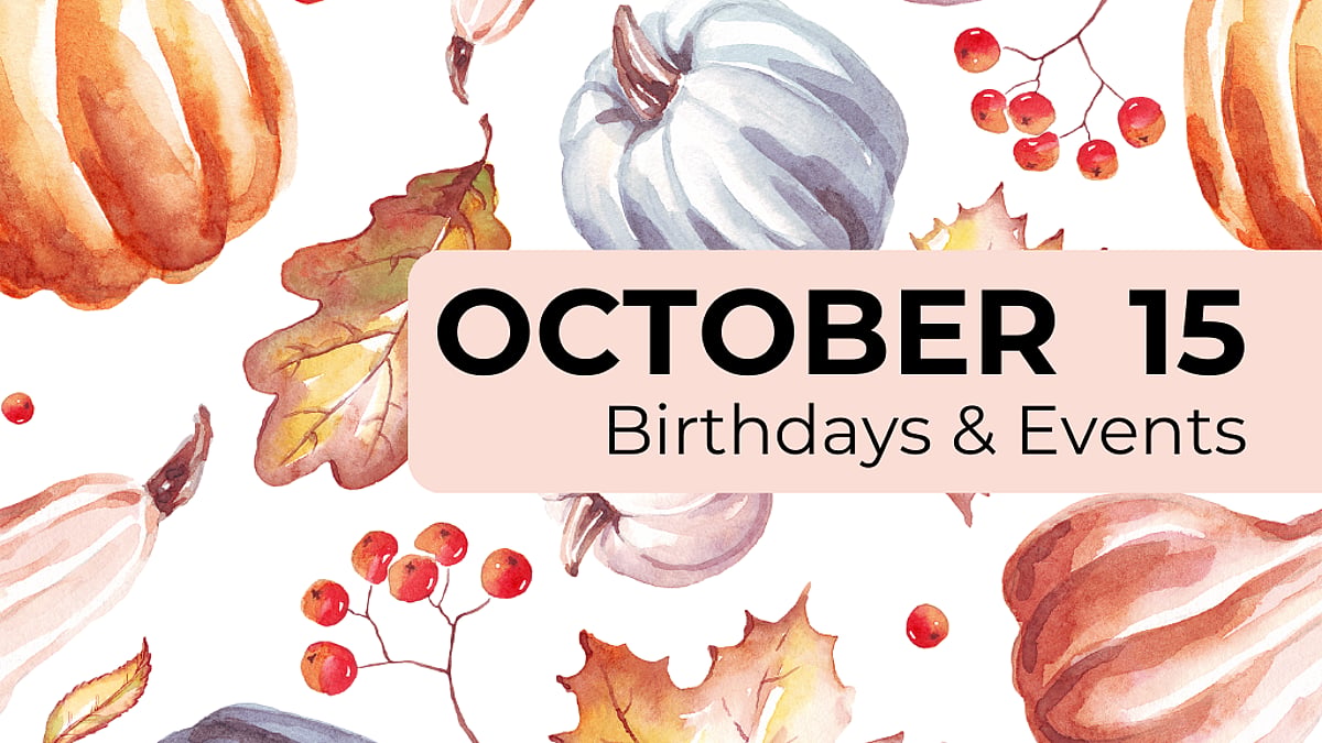 Birthdays & Historical Events – December 15 - National Day Calendar