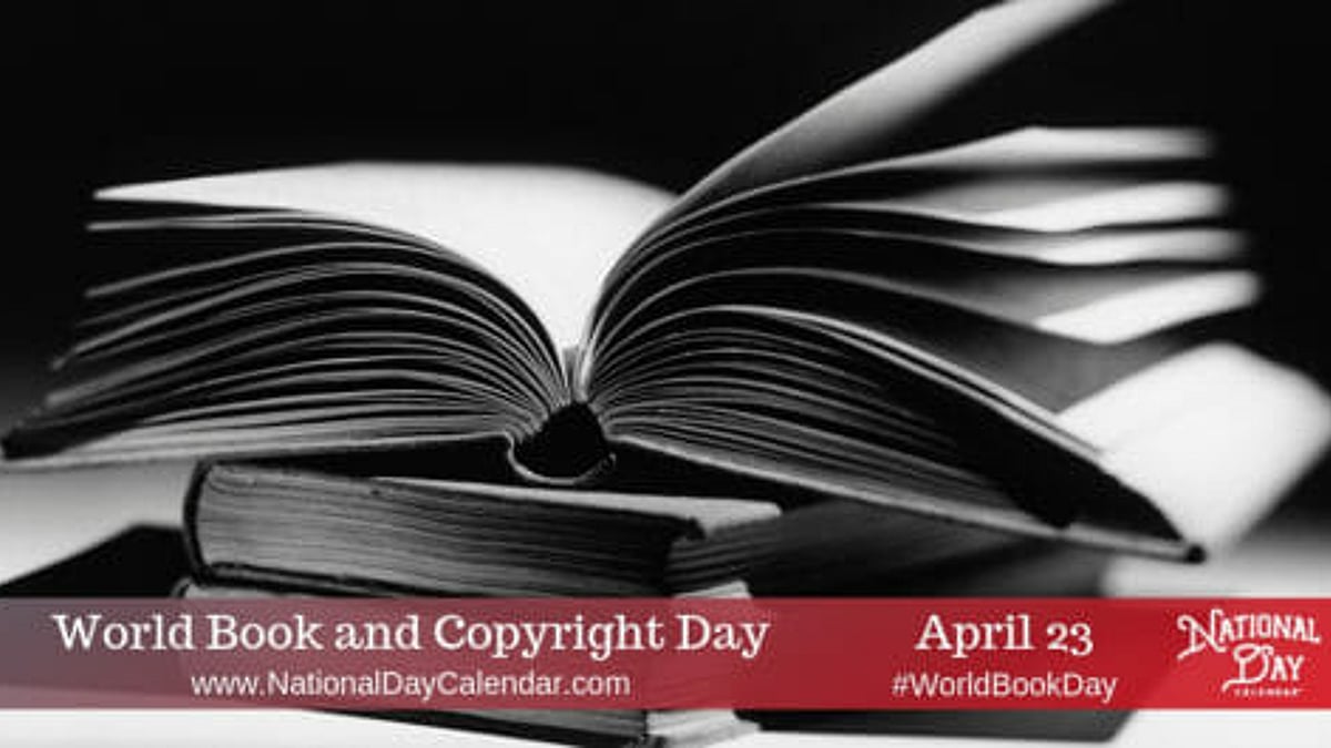 WORLD BOOK AND COPYRIGHT DAY - April 23, 2026 - National Day Calendar