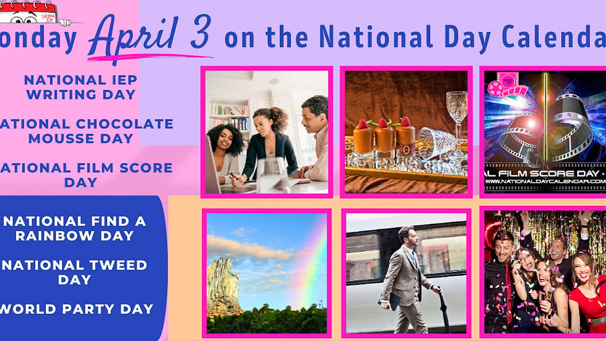 APRIL 3, 2023 | NATIONAL IEP WRITING DAY | NATIONAL FIND A RAINBOW DAY ...