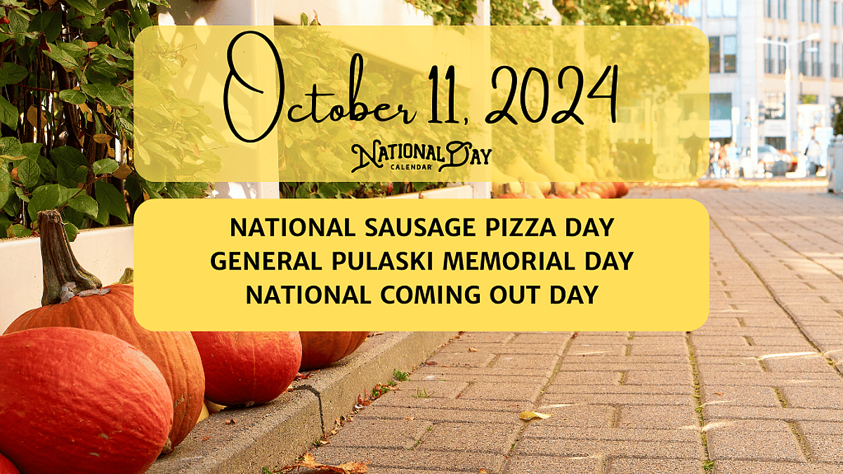 OCTOBER 11, 2024 | NATIONAL SAUSAGE PIZZA DAY | GENERAL PULASKI ...