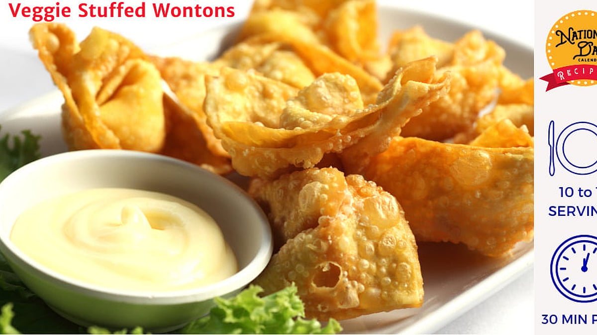 VEGGIE STUFFED WONTONS - National Day Calendar