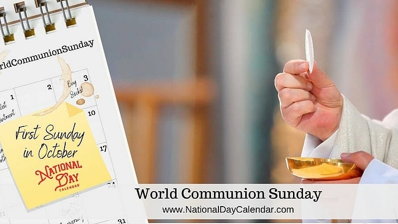 WORLD COMMUNION SUNDAY - October 4, 2026 - National Day Calendar