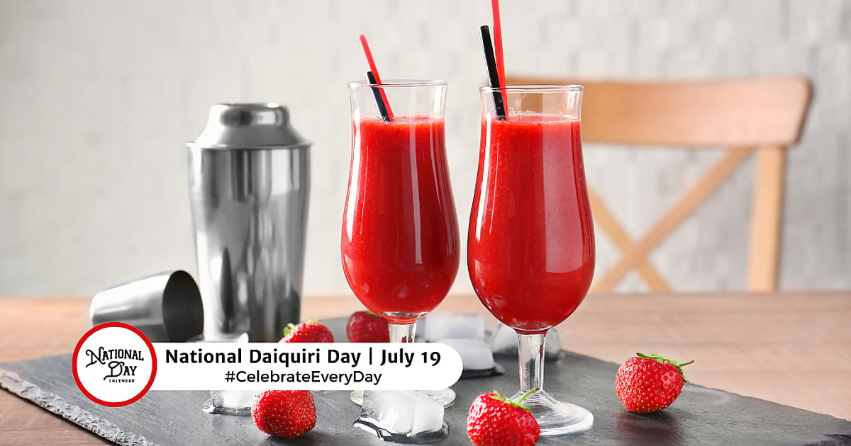 NATIONAL DAIQUIRI DAY - July 19, 2026 - National Day Calendar