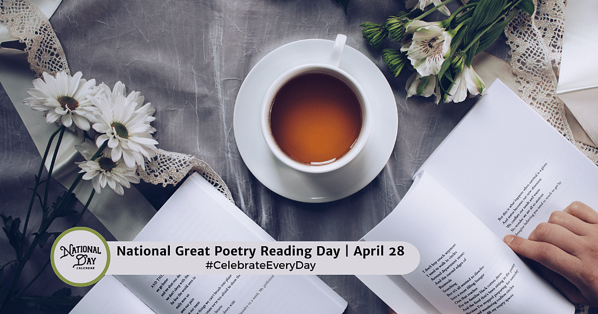NATIONAL GREAT POETRY READING DAY - April 28, 2026 - National Day Calendar