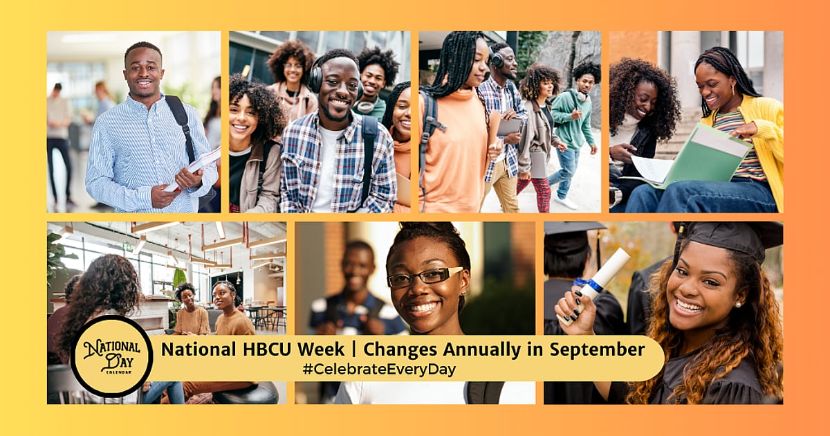 NATIONAL HBCU WEEK - - National Day Calendar