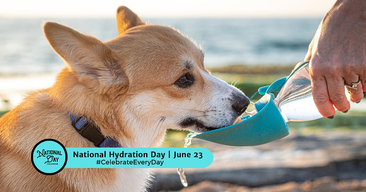 NATIONAL HYDRATION DAY - June 23, 2026 - National Day Calendar