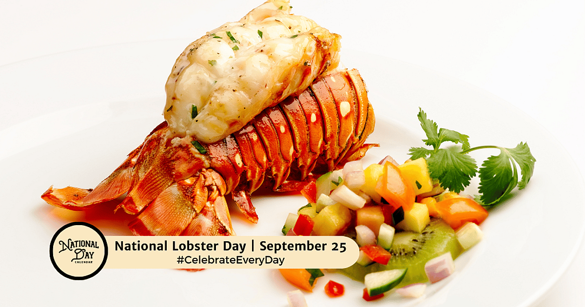 NATIONAL LOBSTER DAY - September 25, 2026 - National Day Calendar