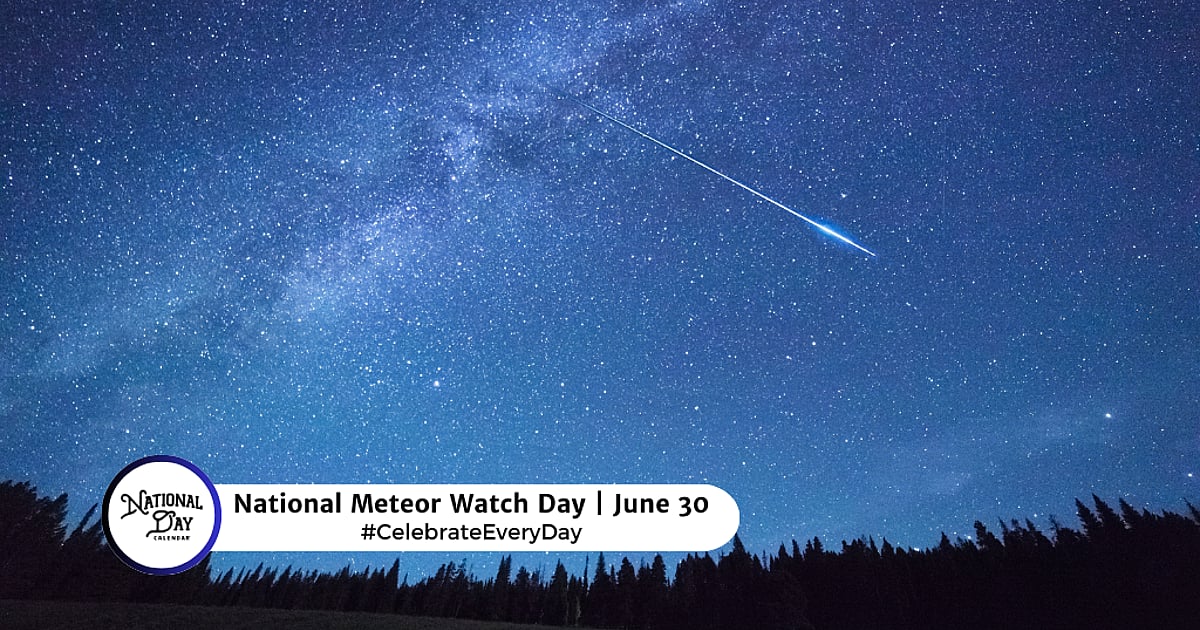 NATIONAL METEOR WATCH DAY - June 30, 2026 - National Day Calendar