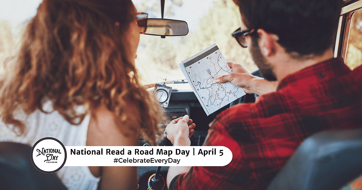 NATIONAL READ A ROAD MAP DAY - April 5, 2026 - National Day Calendar