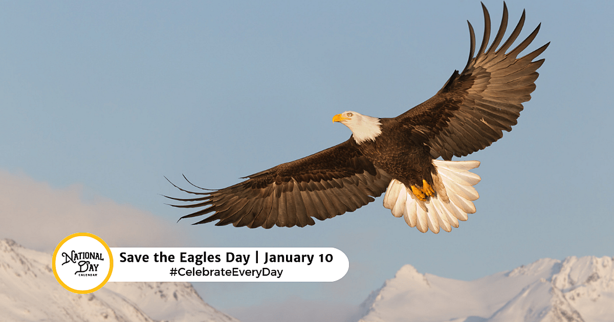 SAVE THE EAGLES DAY - January 10, 2026 - National Day Calendar