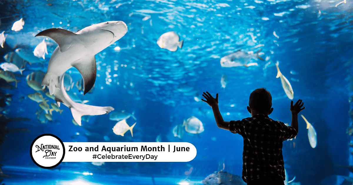ZOO AND AQUARIUM MONTH - June 1, 2026 - National Day Calendar