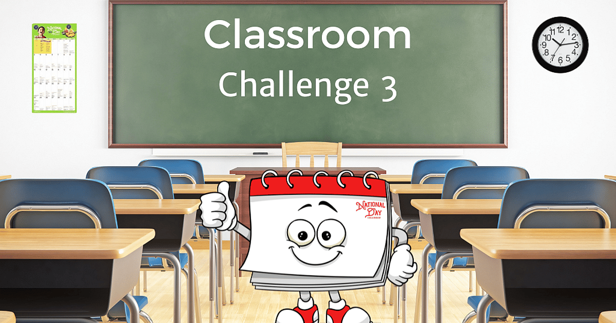 CLASSROOM - Challenge 3 - National Day Calendar