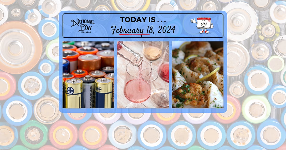 FEBRUARY 18, 2024 | NATIONAL DRINK WINE DAY | NATIONAL CRAB STUFFED ...